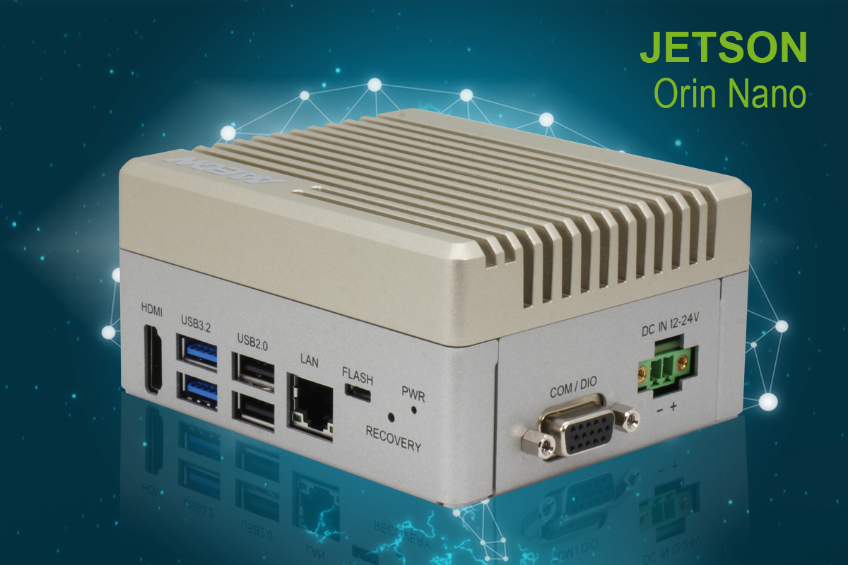 BOXER-8621AI | AI@Edge Compact Fanless Embedded AI System with NVIDIA® Jetson Orin Nano™
