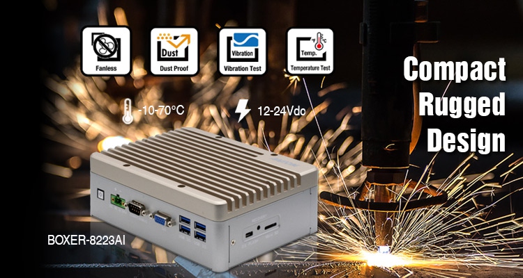 BOXER-8223AI | 基于NVIDIA Jetson Nano的AI@Edge紧凑型无风扇嵌入式BOX PC